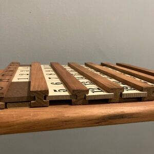 Accents | Hand Made Wooden Perpetual Calendar Vintage | Poshmark